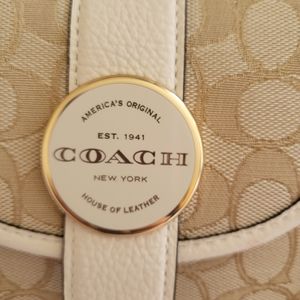 Coach | Bags | Coach Cream Purse | Poshmark